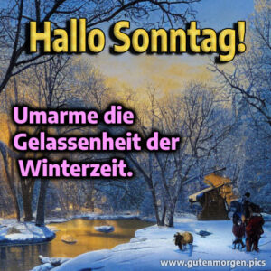 Schonen Sonntag Winter Bilder Kostenlos