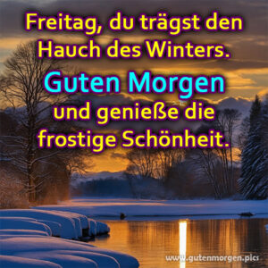 Grue Freitag Winter
