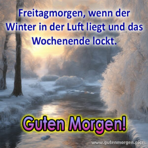 Grue Freitag Winter