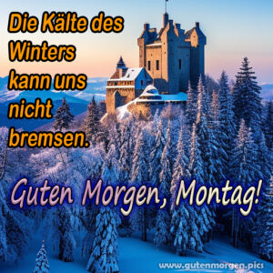 Verwunderlich Guten Morgen Montag Winter Bilder