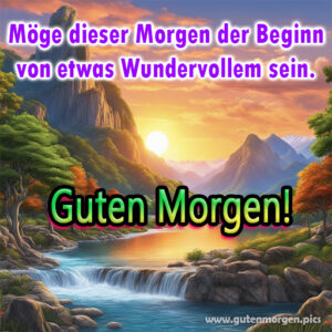 ᐅ100+ Guten Morgen Natur Bilder Kostenlos - Guten Morgen Bilder